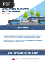 LPTRP Template (Draft) As of 21nov2022 | PDF | Transport | Public Transport