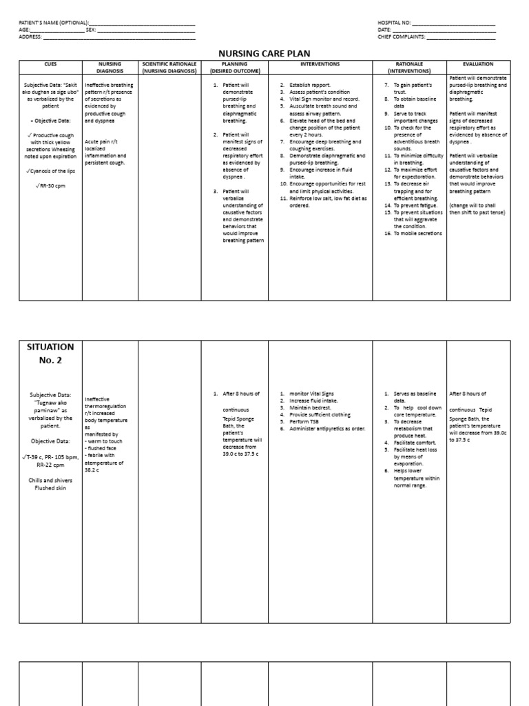 Ruizo, NCP | PDF | Cough | Breathing