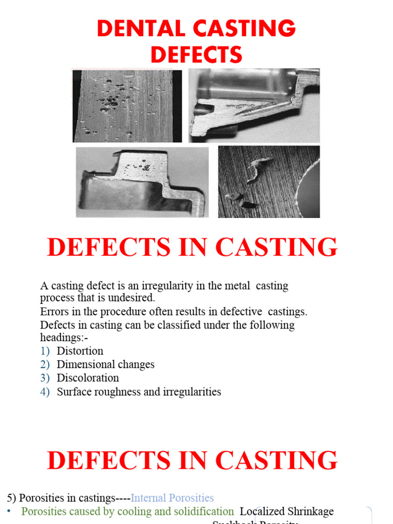 Casting Defects | Download Free PDF | Chemical Substances | Physical Sciences