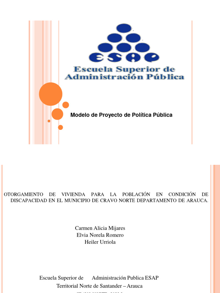 ELABORACIÓN DE UNA P.P. grupo 9 | PDF | Invalidez | Inclusión (Educación)