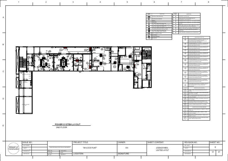 2ND Floor Power Layout | PDF | Electricity | Electrical Equipment