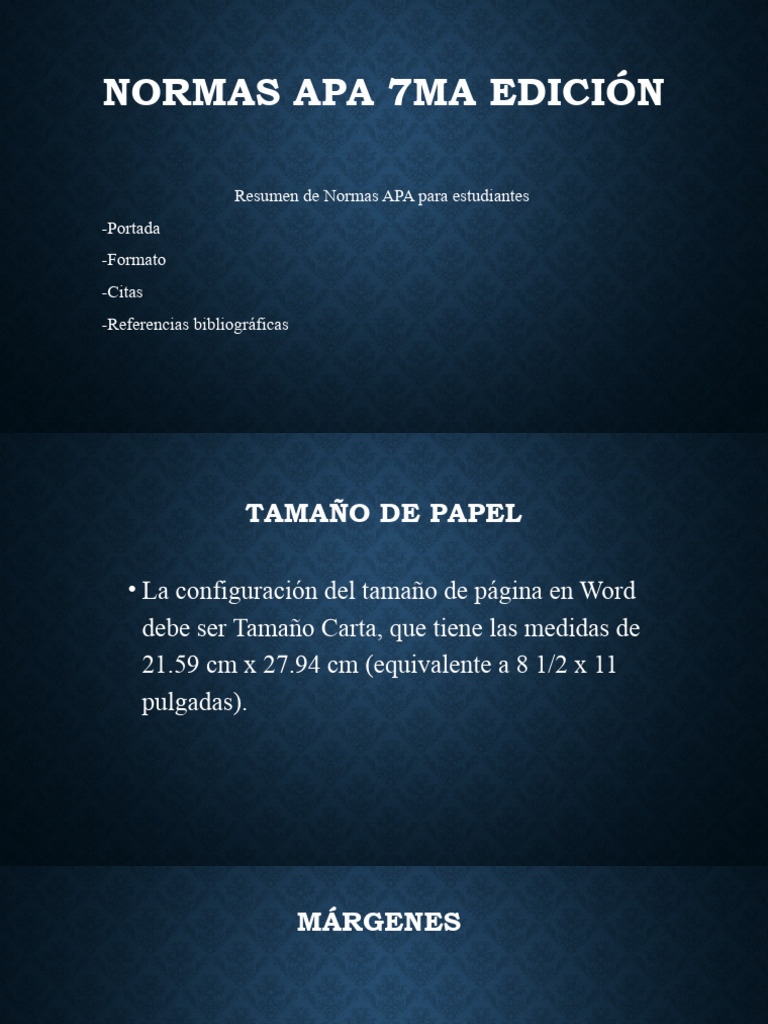 Resumen Normas APA 7ma Edición | PDF