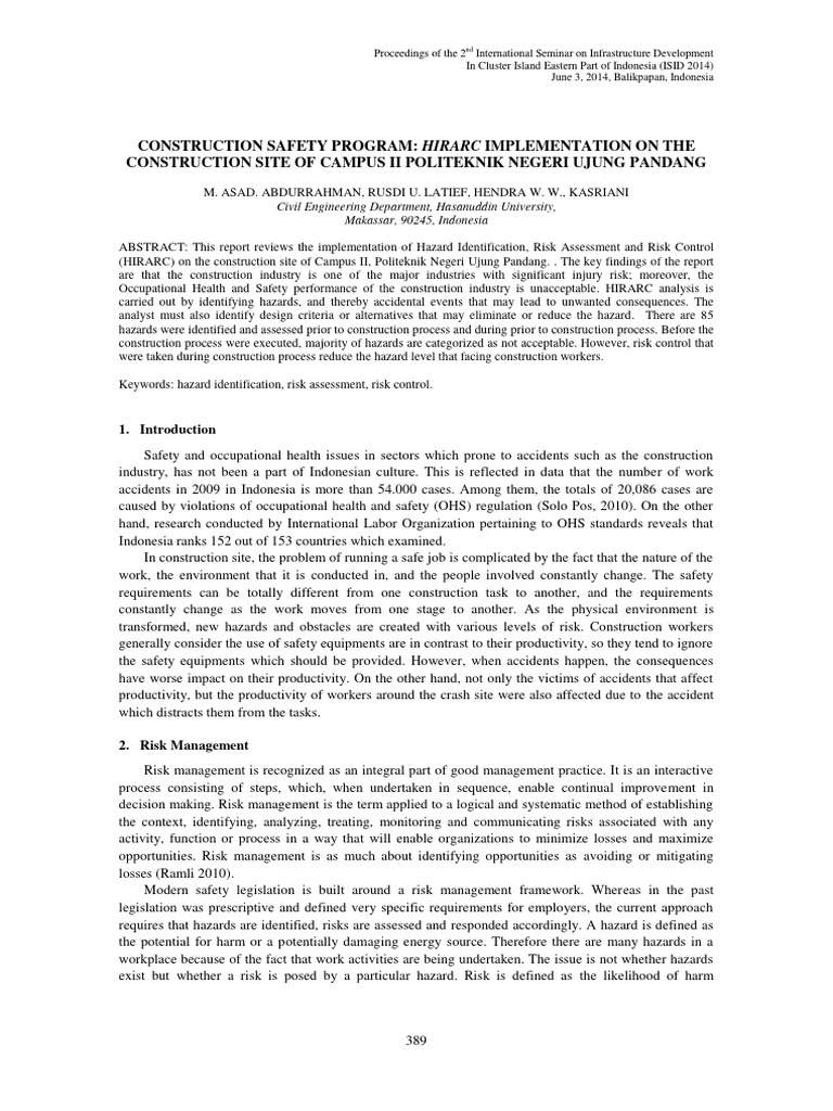 Hirac Template | PDF | Risk | Risk Management