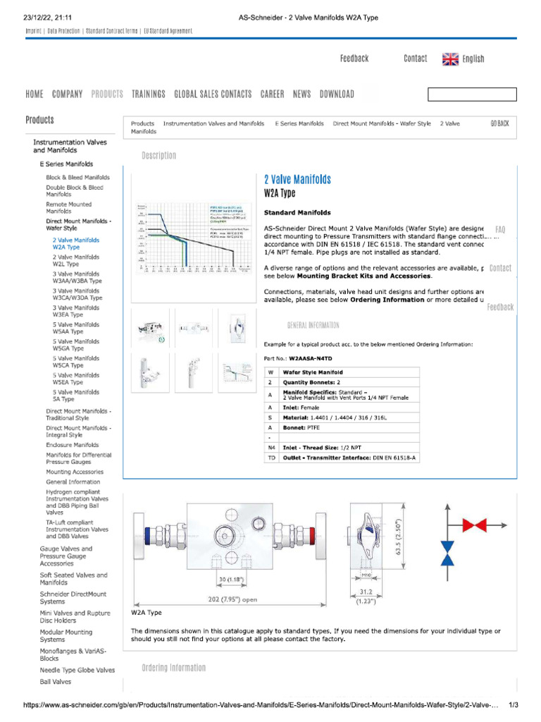 Manifold W2a | PDF