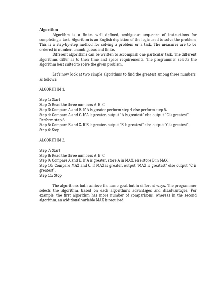 Lesson 6 | PDF | Algorithms | Control Flow
