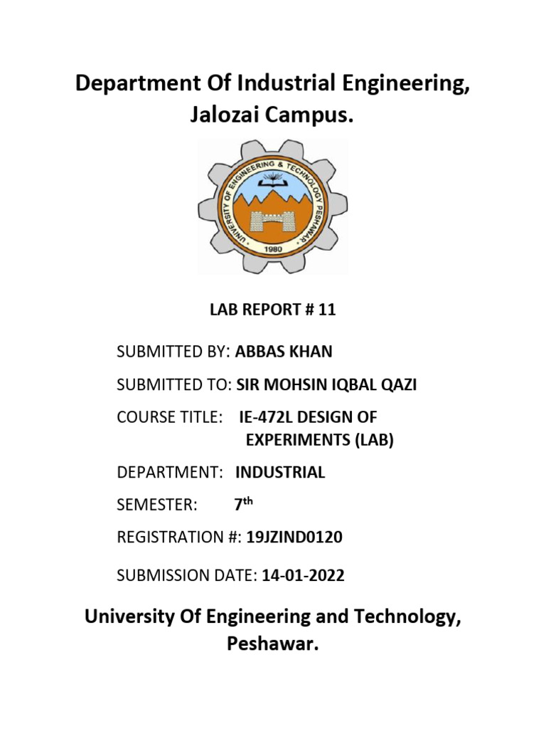 LAB 11 Refine Factorial Design | PDF | Coefficient Of Determination ...