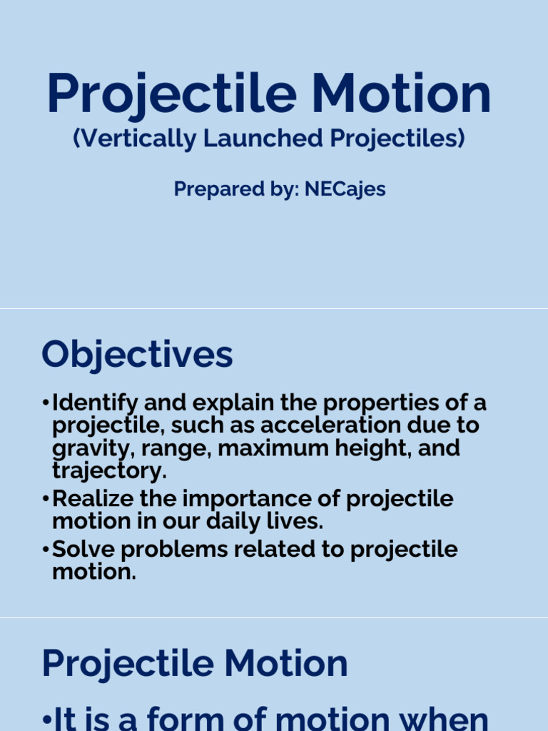 Projectile Motion Type II | Download Free PDF | Physical Phenomena ...