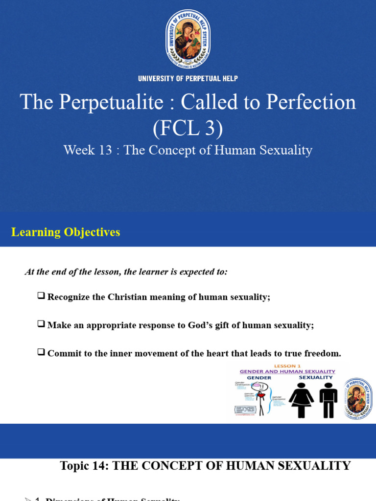 FINAL - The Concept of Human Sexuality - Week 11 | PDF | Body Image | Human Sexuality