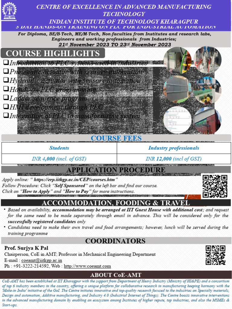 3 Day Hands-On Training On PLC For Industrial Automation | PDF ...