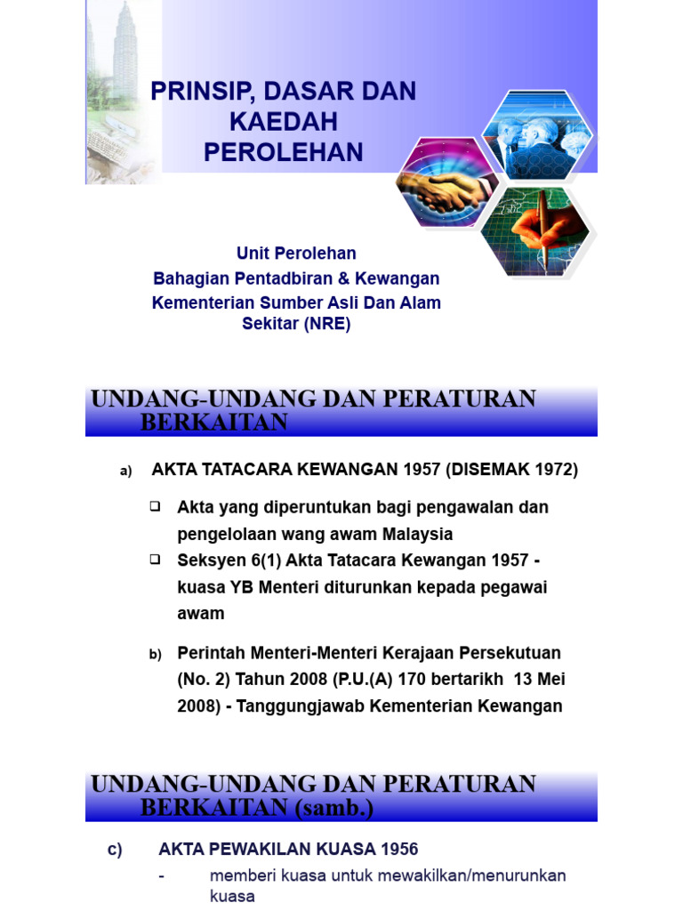 Prinsip & Dasar & Kaedah Perolehan | PDF | Bisnis
