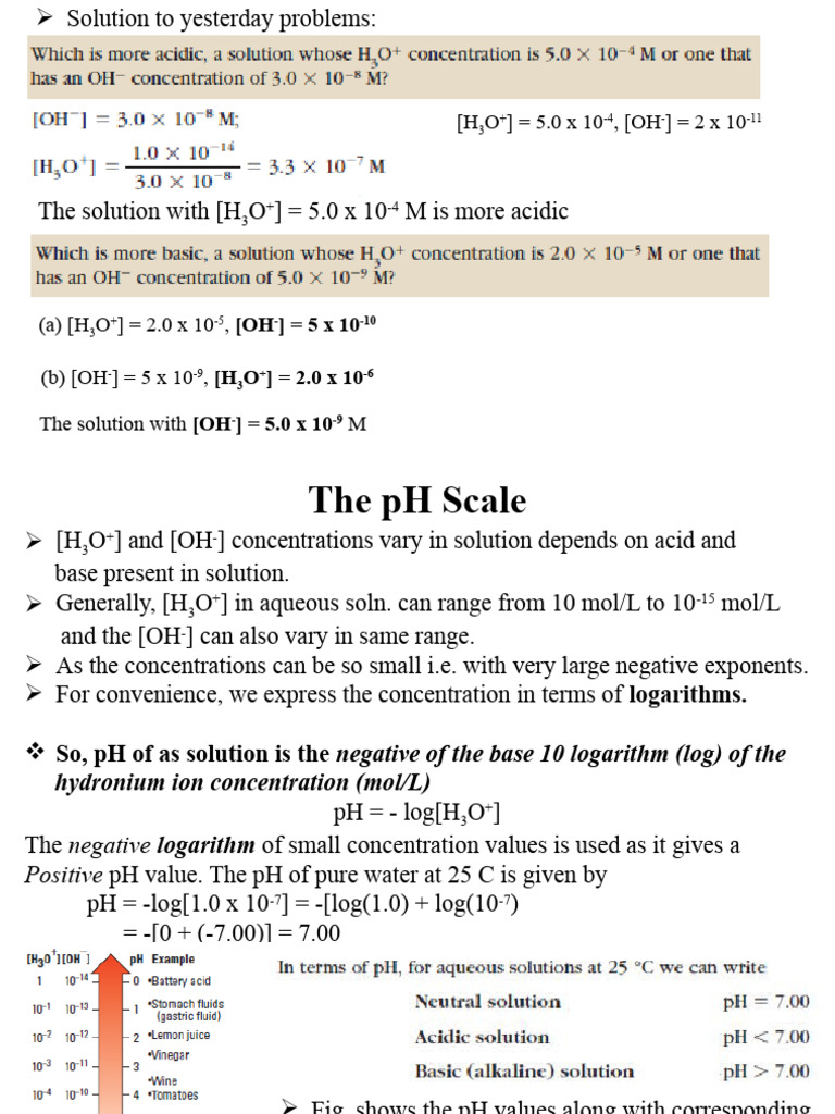Acid Base Lecture 2 | PDF | Ph | Acid