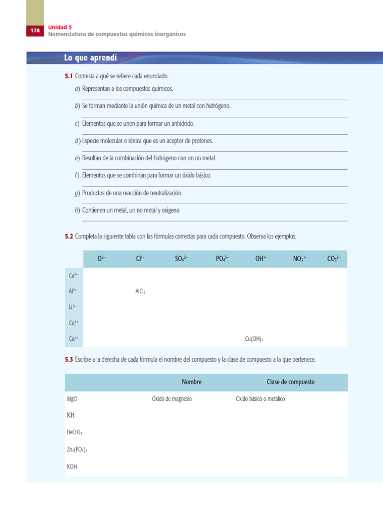Tarea 3 (3) | PDF | Compuestos químicos | Materiales