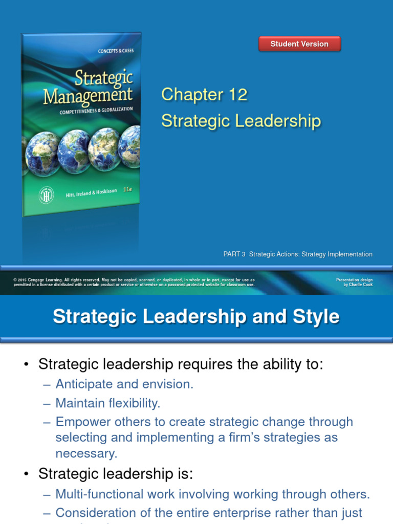 Chapter 12 Leadership | PDF | Leadership | Organizational Culture