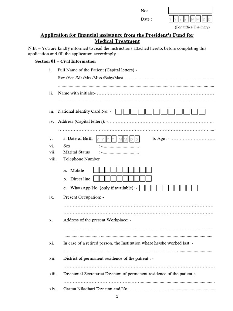 Application Form English New | PDF | Banks | Hospital