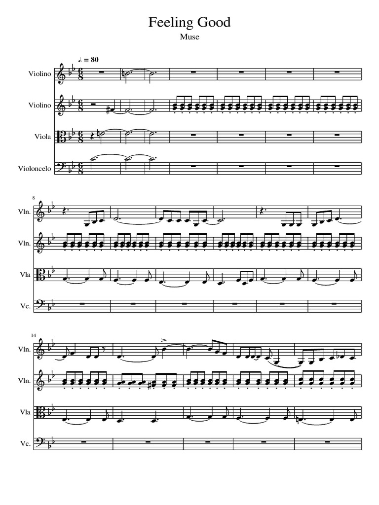 Feeling Good-Partitura e Partes | PDF