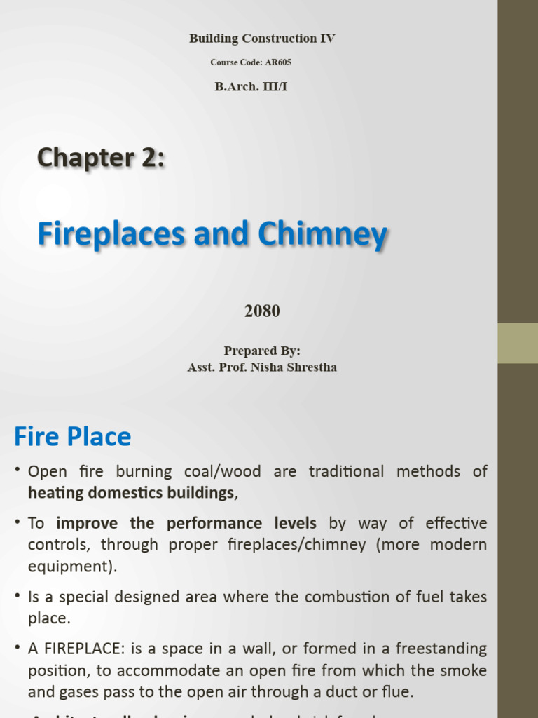 Fireplace and Chimneys | PDF | Chimney | Fireplace