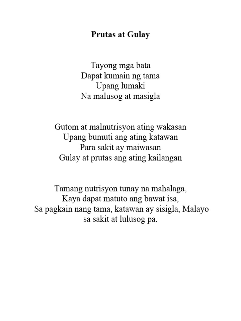 sabayang pagbigkas | PDF