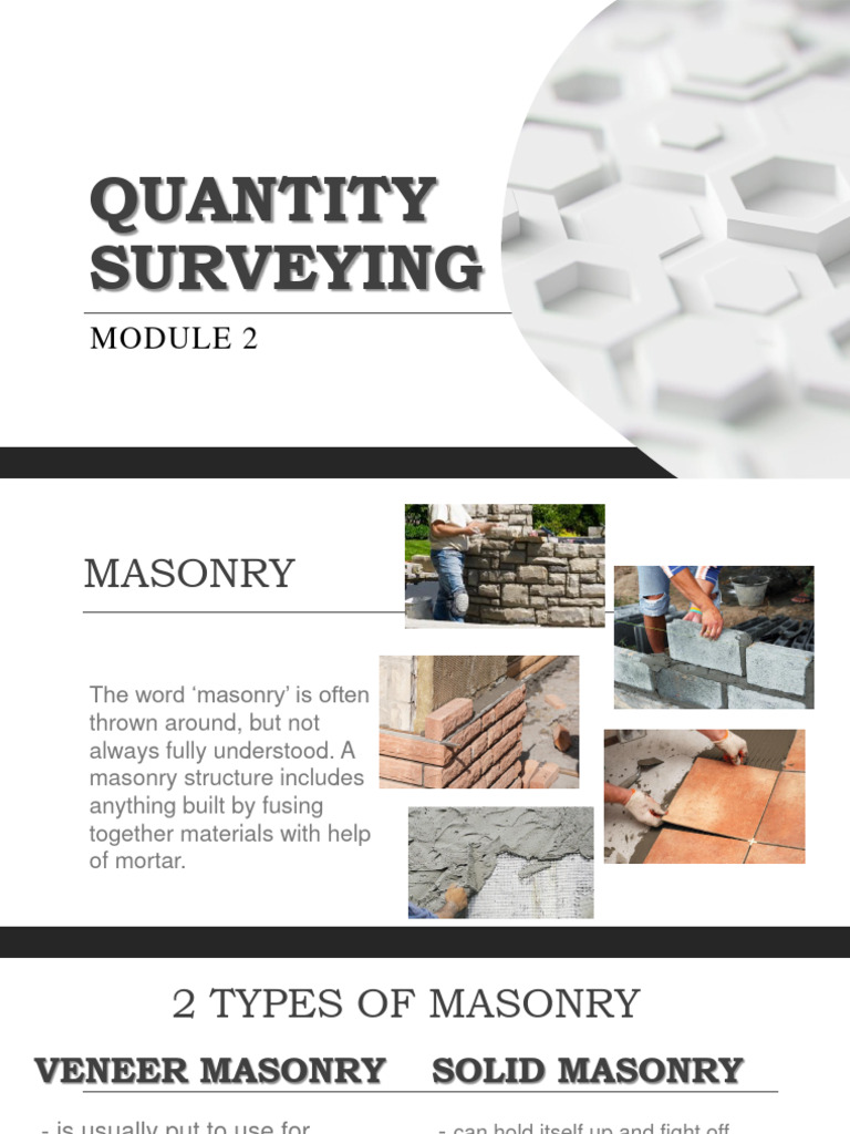 3 - Module 2 Masonry Works | PDF | Masonry | Mortar (Masonry)