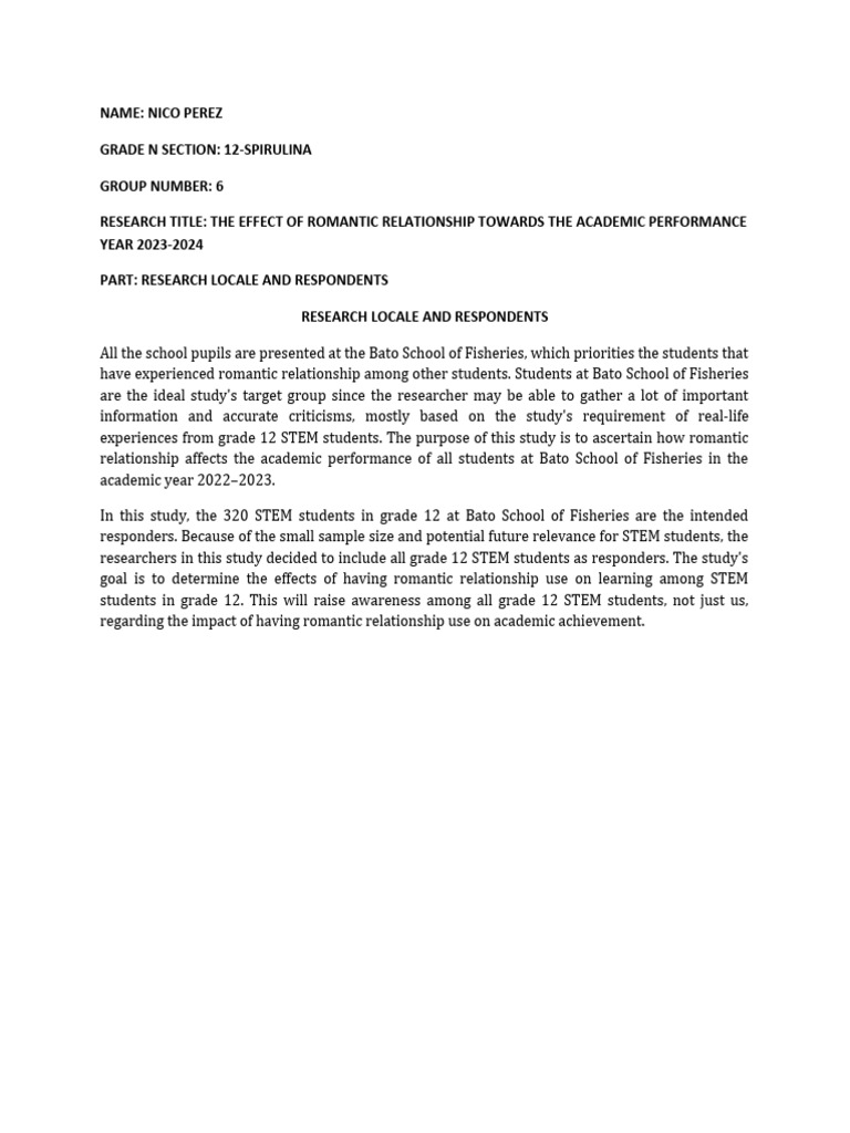 Chapter 3 Research | PDF | Statistics | Likert Scale