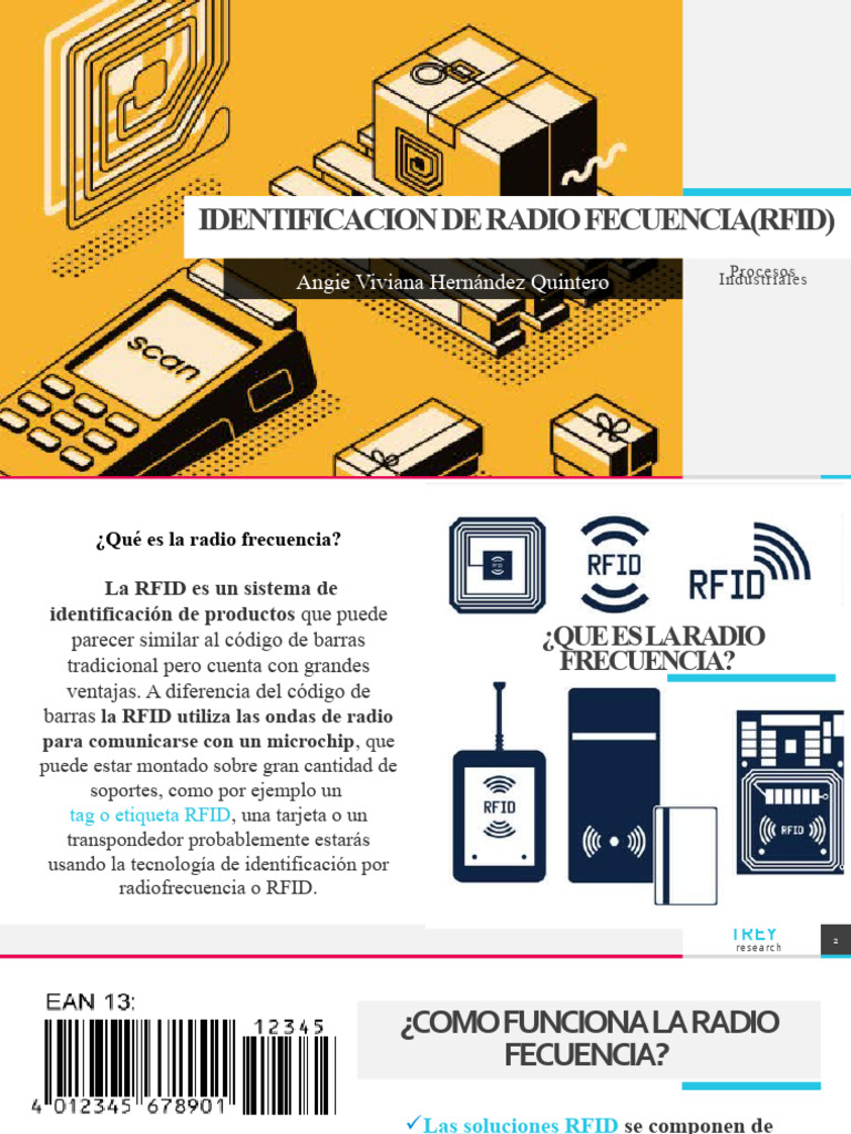 Identificacion de Radio Fecuencia(Rfid) | PDF | Identificación de frecuencia de radio | Informática