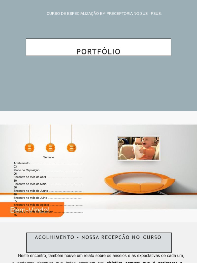 Exemplo de Portfolio Modelo | PDF | Aprendizado | Cognição