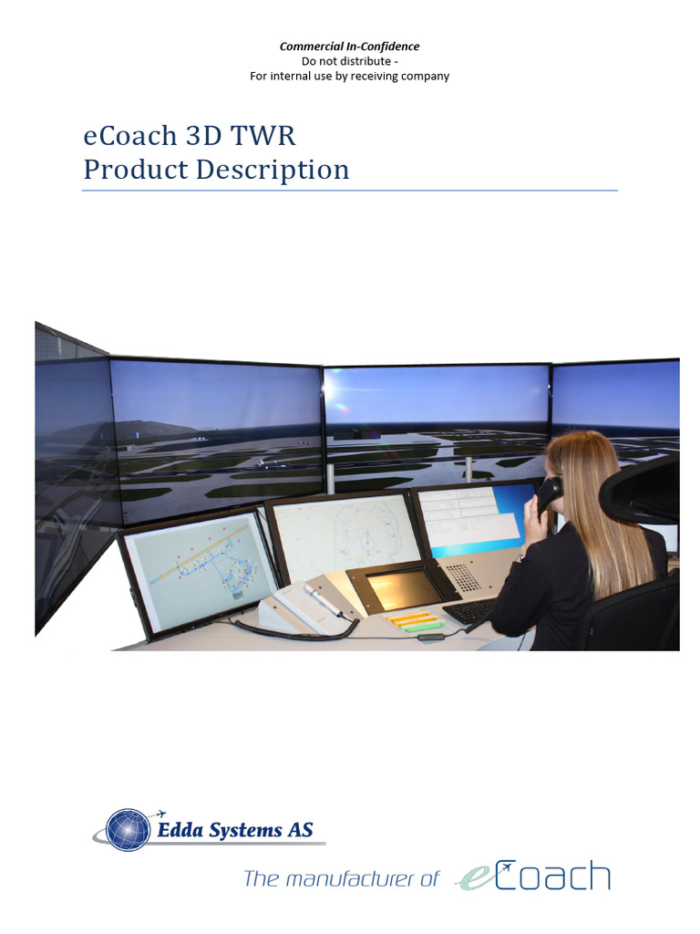 ATC Simulator ECoach3DTwr | PDF | Air Traffic Control | Display Resolution