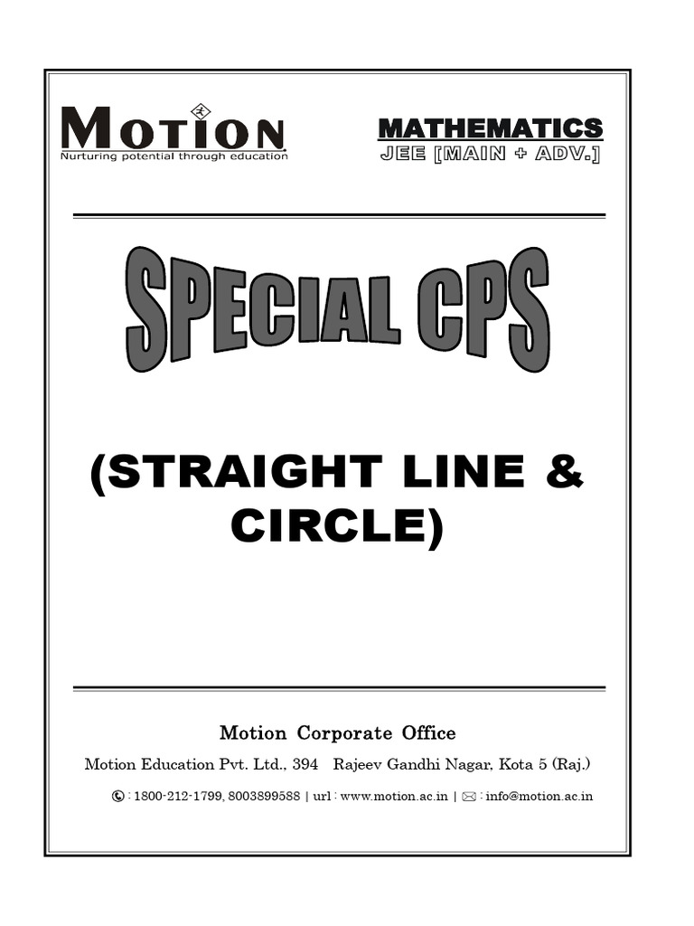 ST. Line CPS - Booklet - Questions - 1 - To - 13.p65 | PDF | Triangle ...
