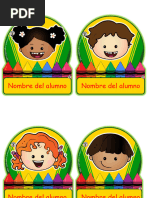 Actividades para Practicar Mi Nombre | PDF