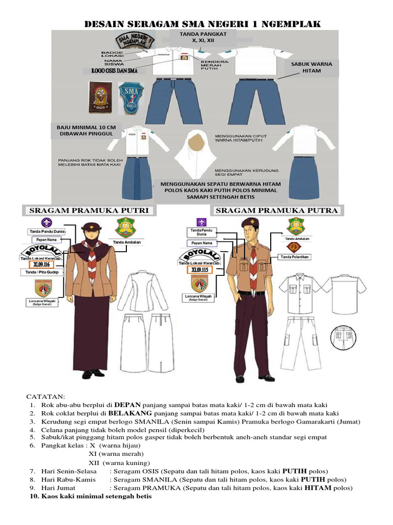 DESAIN SERAGAM SMAterbaru | PDF