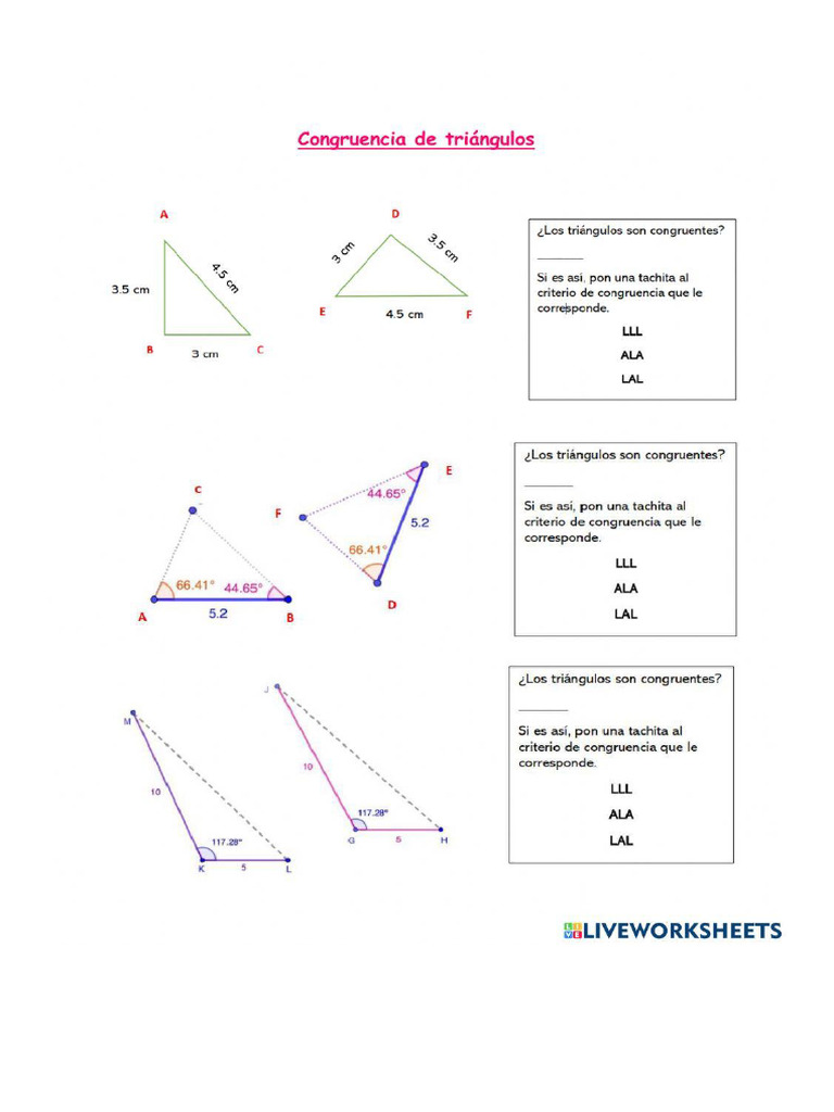 Congruencia de Tria - Ngulos | PDF