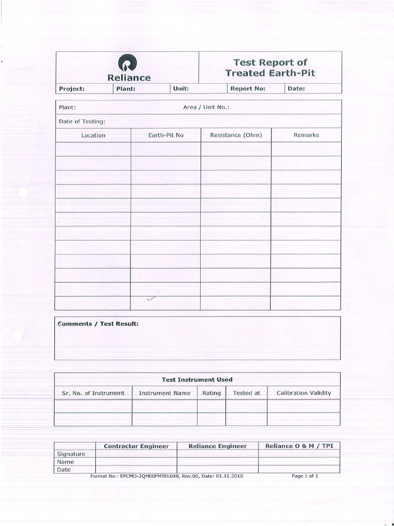 Treated Earth Pit | PDF