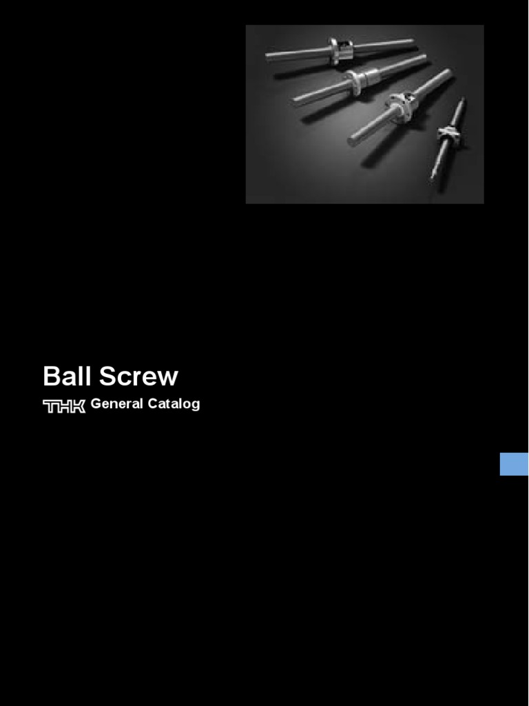 THK Lead Screws | PDF