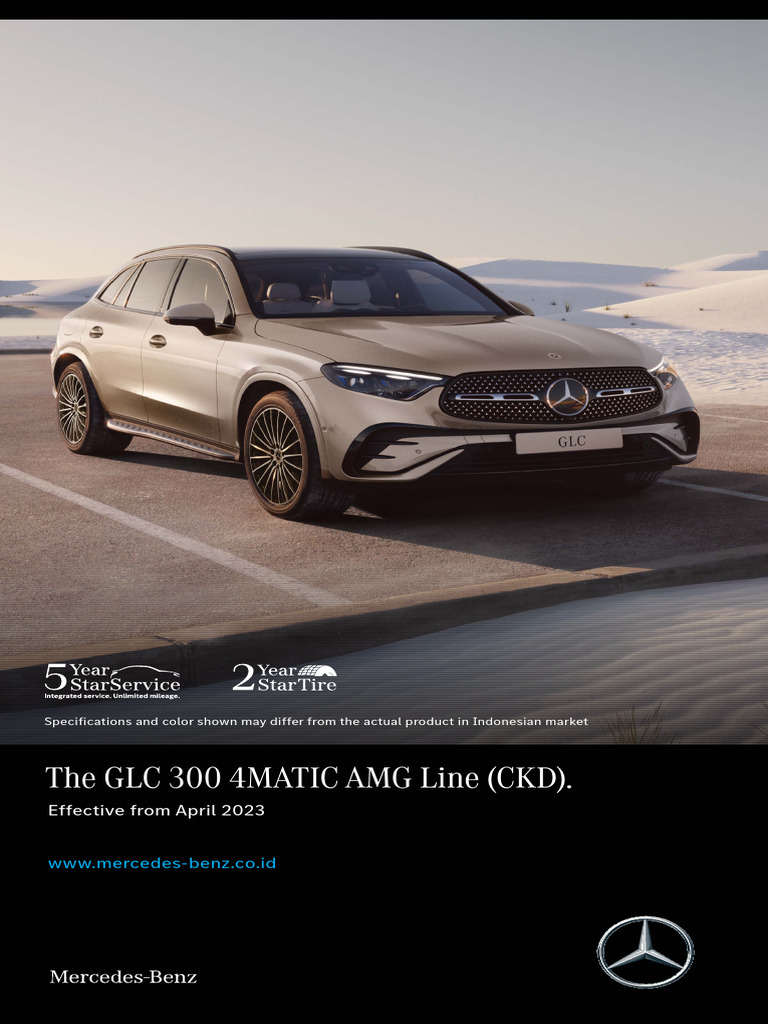 GLC 300 AMG Line (CKD) Brochure | PDF | Mercedes Benz | Land Vehicles