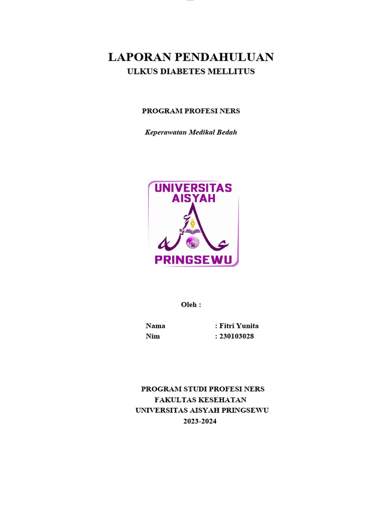 Ulkus Diabetes Mellitus: Penyebab dan Klasifikasi | PDF | Pengembangan Diri