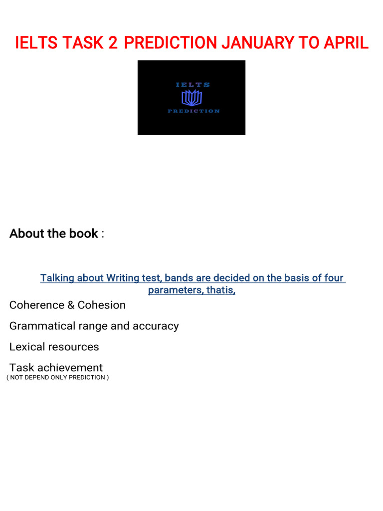 New Ielts Prediction Task 2 Jan To April | PDF | Old Age | Experiment