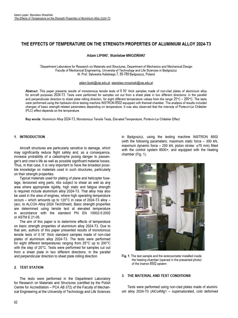 Effects Temp On Props | PDF | Yield (Engineering) | Strength Of Materials