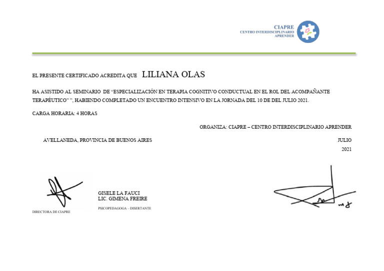 Certificado 3 | PDF