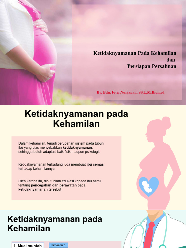 Ketidaknyamanan Kehamilan | PDF | Kesehatan Holistik