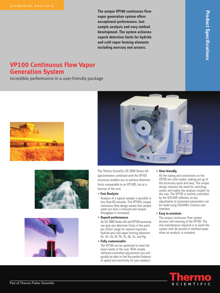 Brosur VP100 | Download Free PDF | Applied And Interdisciplinary ...