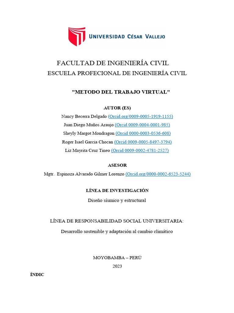 Informe Final de Estatica | PDF | Energía potencial | Vector Euclidiano