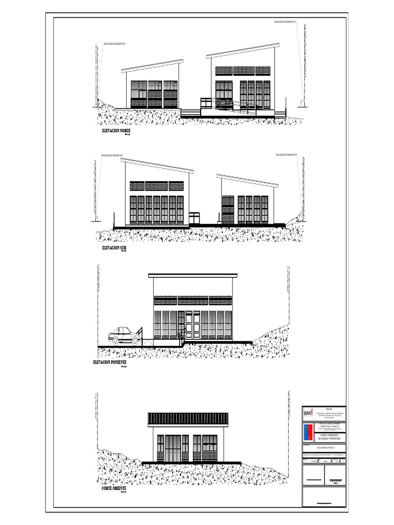 CC Plano Elevaciones | PDF