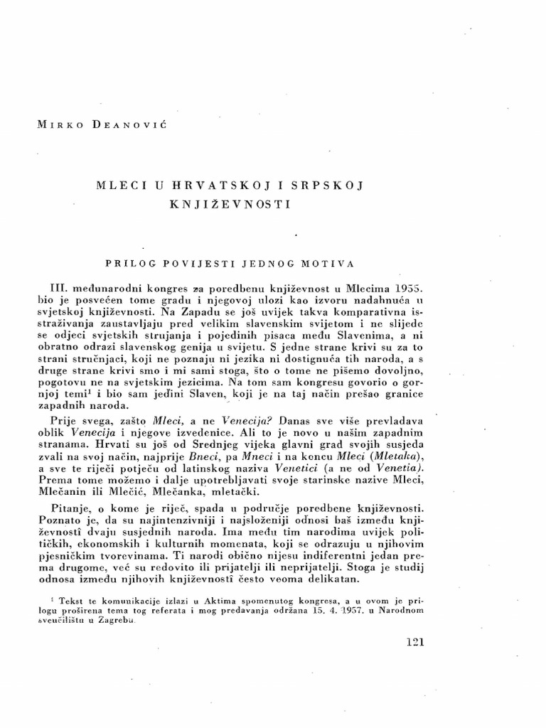 121 136 Filologija 2 Deanovic | PDF