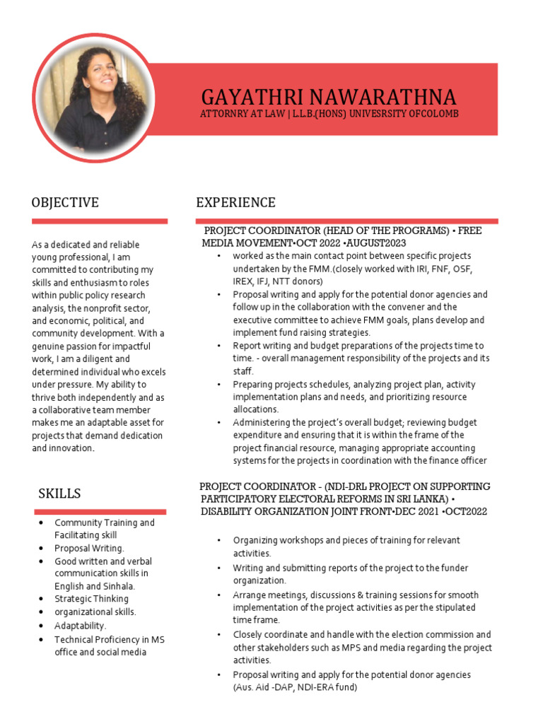 Gayathri Nawarathna CV Complete | PDF