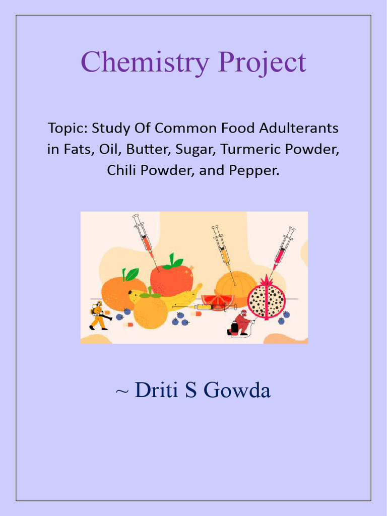 Final Chemistry Project Draft | Download Free PDF | Foods | Chili Pepper