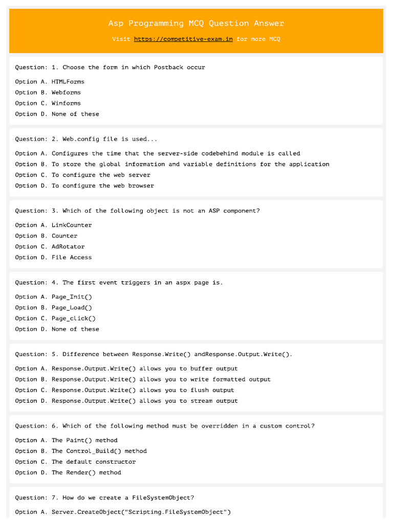 ASP Programming | PDF
