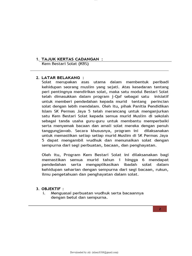 Kertas Kerja Kbs 2023 Nice | PDF