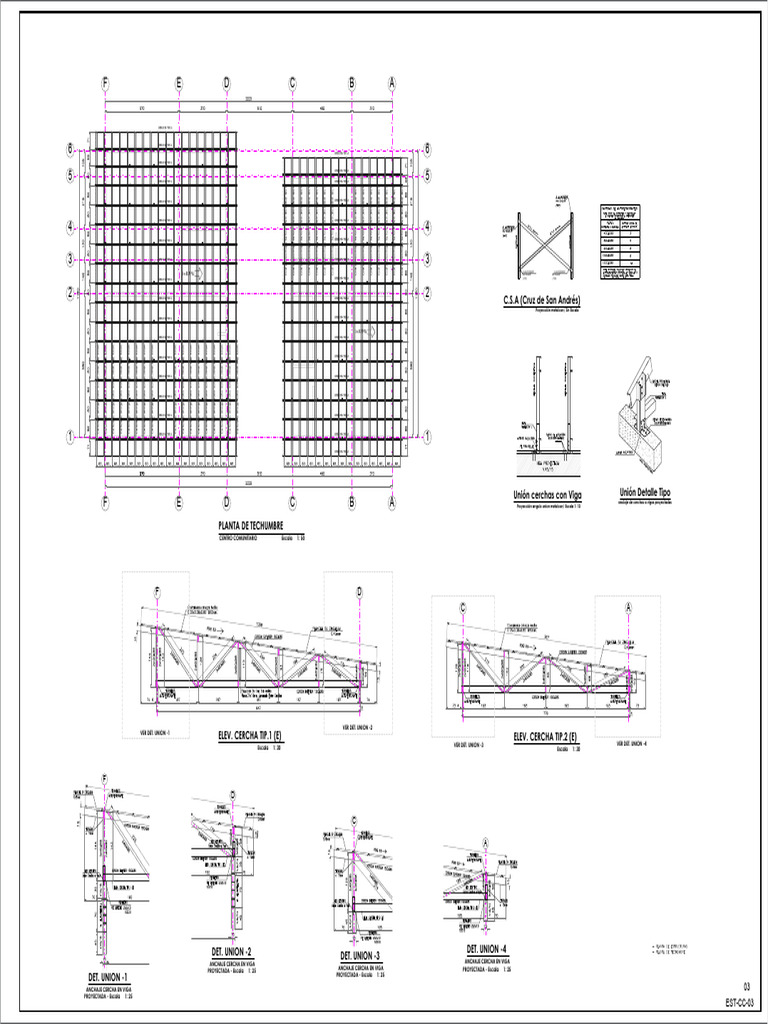 CC Plano Techumbre | PDF
