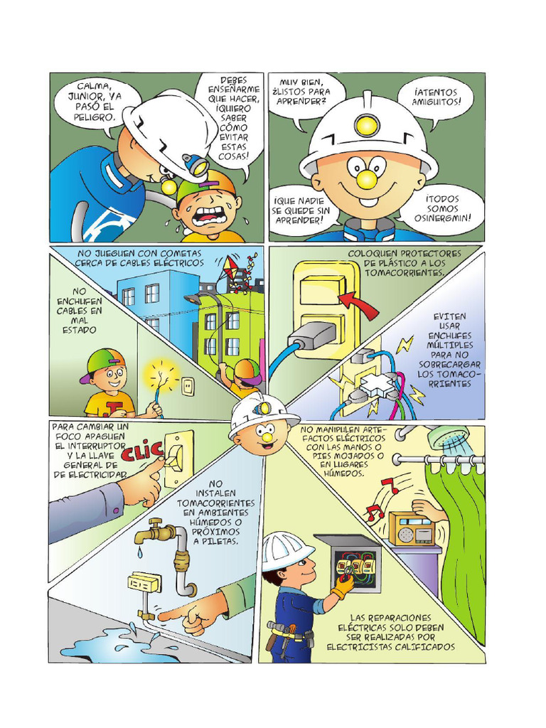 Historieta de La Electricidad | PDF