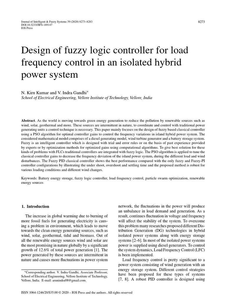 Design Of Fuzzy Logic Controller Pdf Control Theory Fuzzy Logic
