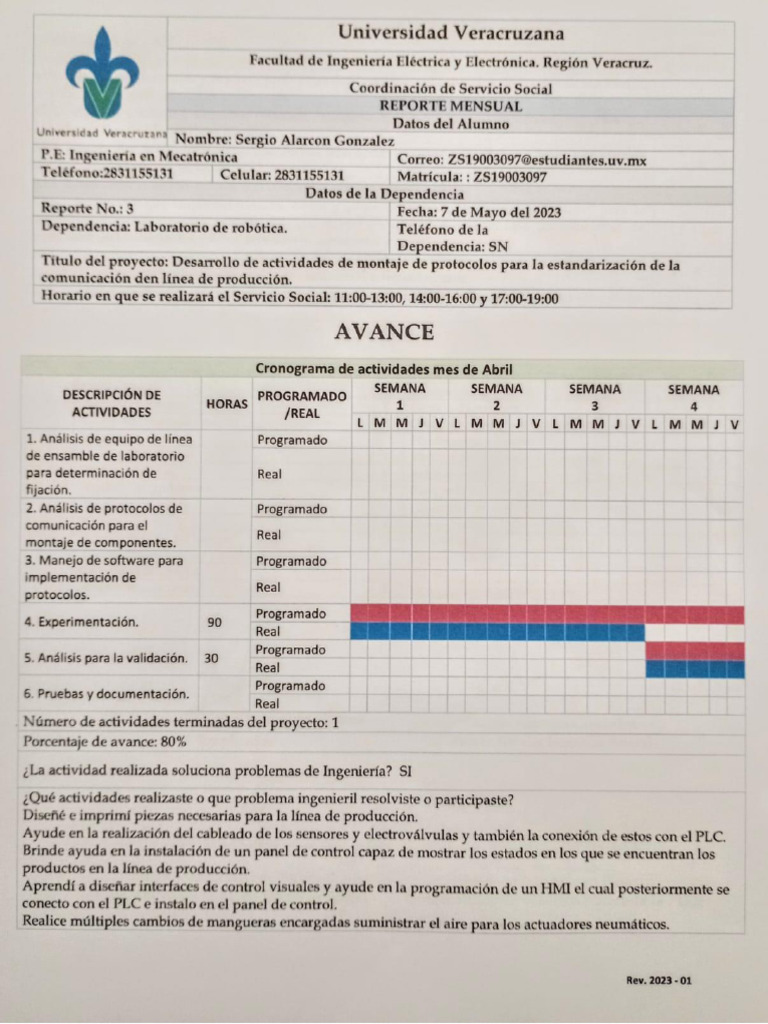 Formato 7 Reporte 3 Sergio Alarcon Gonzalez | PDF